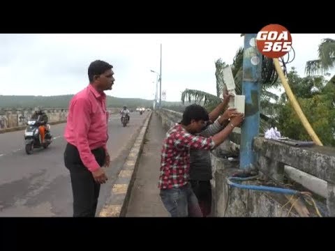 Finally – lights on Siolim- Chopdem bridge - YouTube