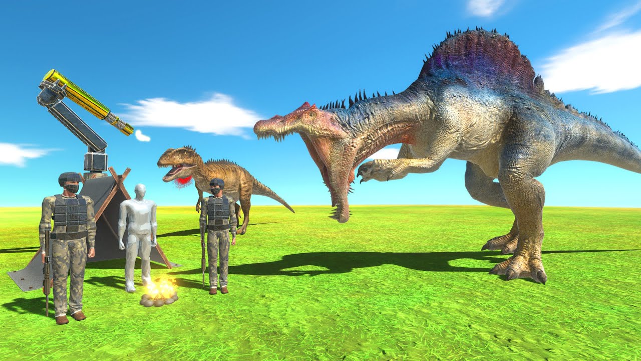 Military Base Camping in Jurassic World with DINOSAURS - Animal Revolt ...