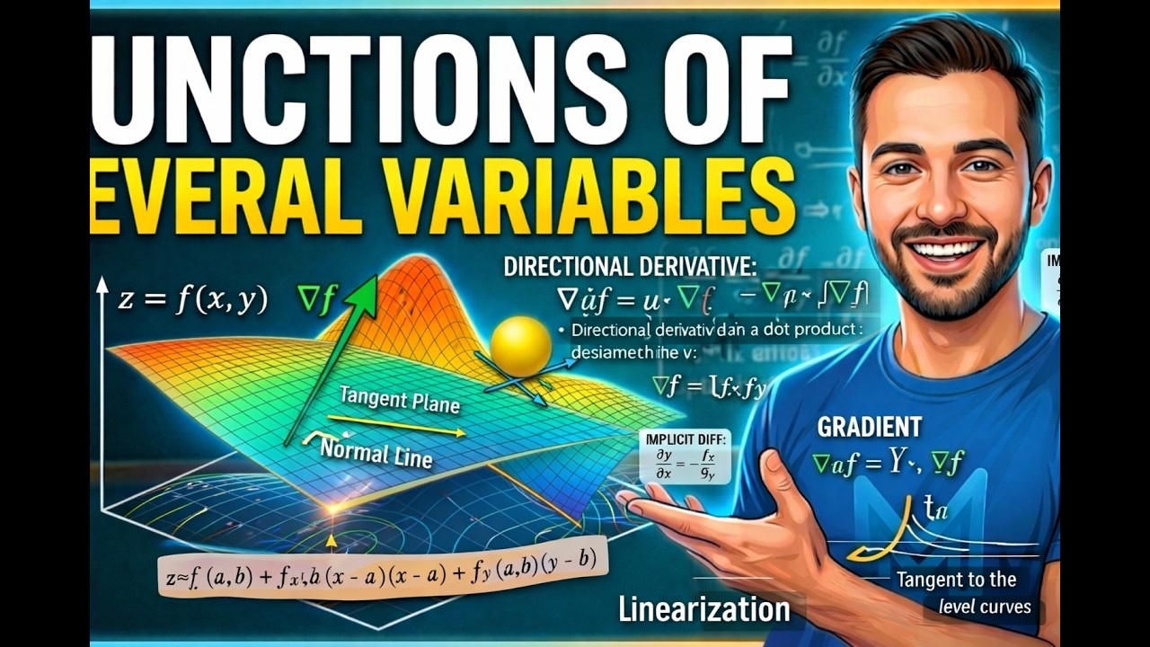 Lecture 7 : Tangent Plane | Normal Line | Linearization | Multivariable ...