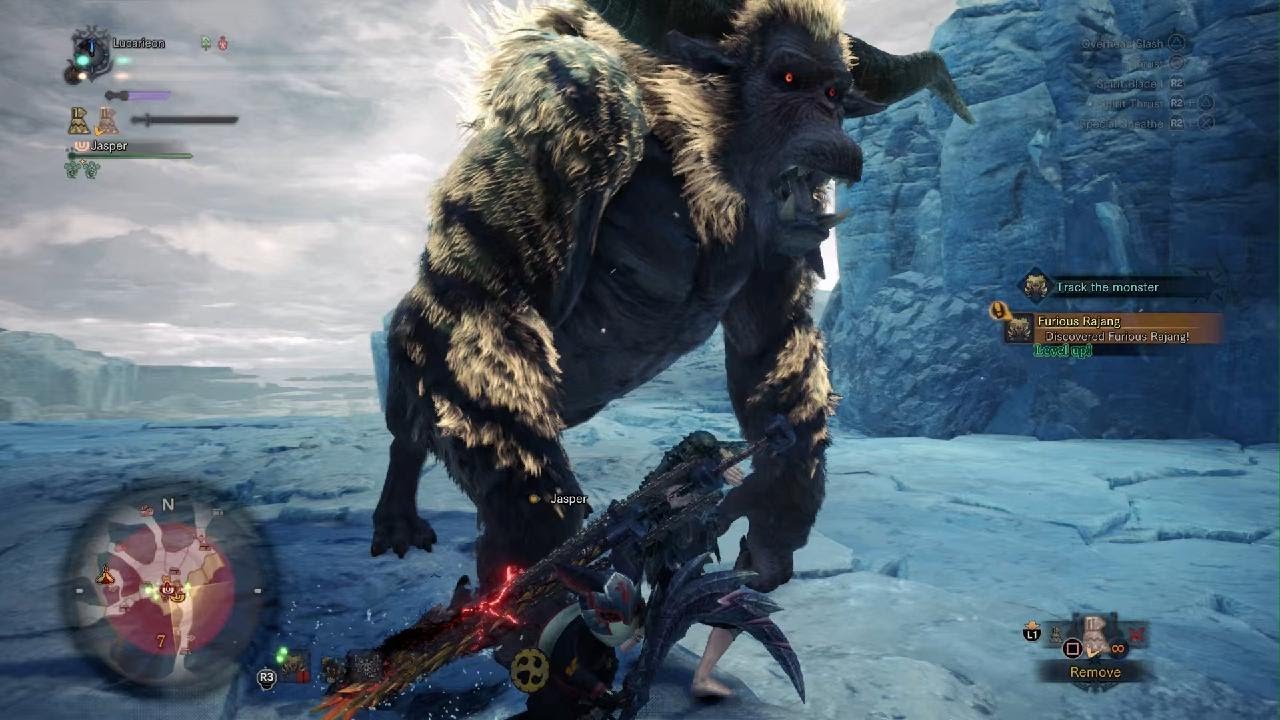 Furious Rajang (Longsword) - Monster Hunter World Iceborne PS5 - YouTube