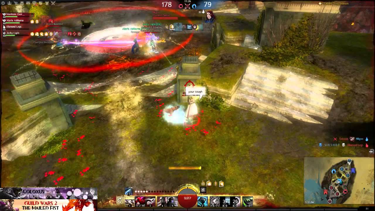 Guild Wars 2 - Coloxus D/P Panic Strike Build (Twitch.TV footage) - YouTube