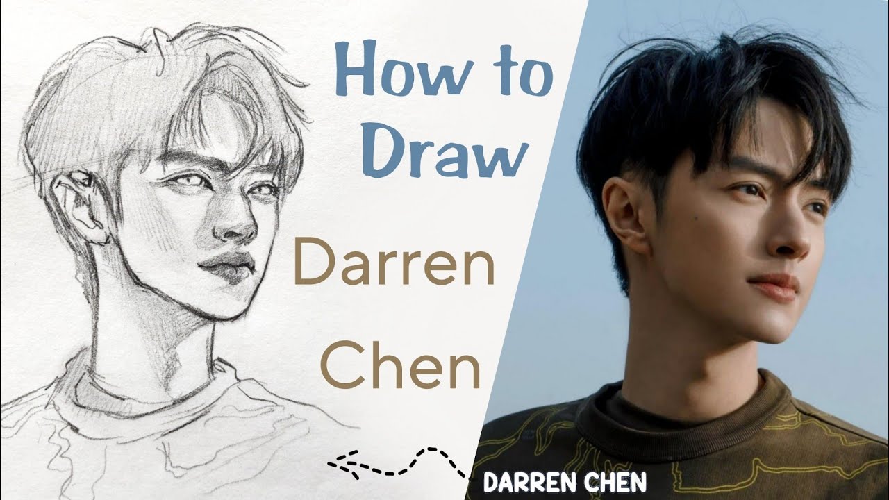 Step-by-Step Guide to Drawing Darren Chen - YouTube
