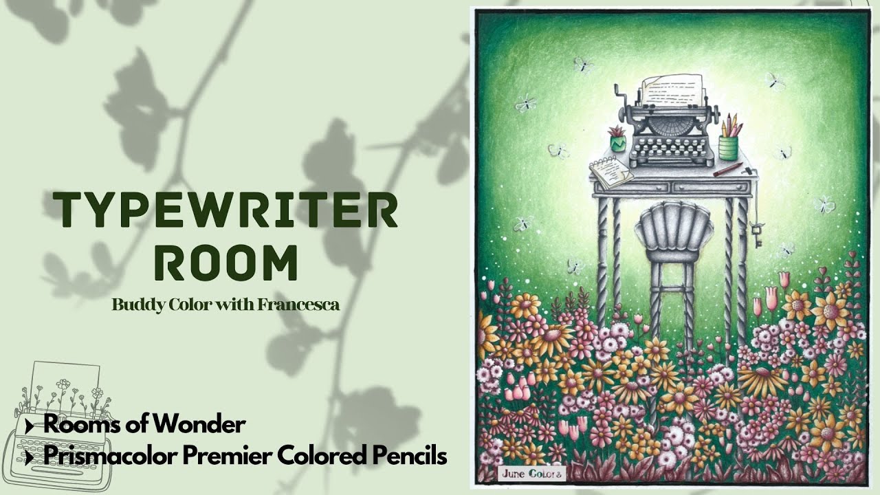 Typewriter Room | Color Along - YouTube