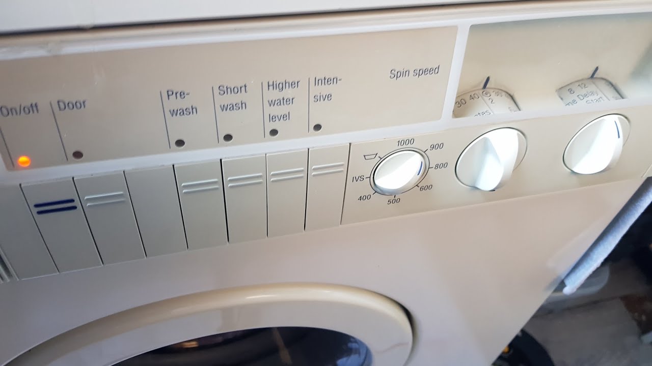 Bosch WFF2000 - Easy-Care "Gentle Spin" 900rpm (2) - YouTube