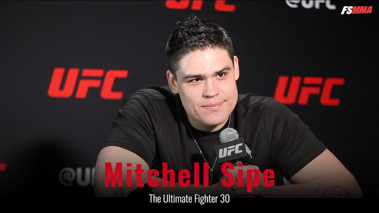 Mitchell Sipe The Ultimate Fighter 30 pre-show interview - YouTube