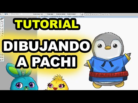 Como dibujar a Pachi Pingüino SPEEDPAINT Tutorial en PHOTOSHOP || Pachi ...