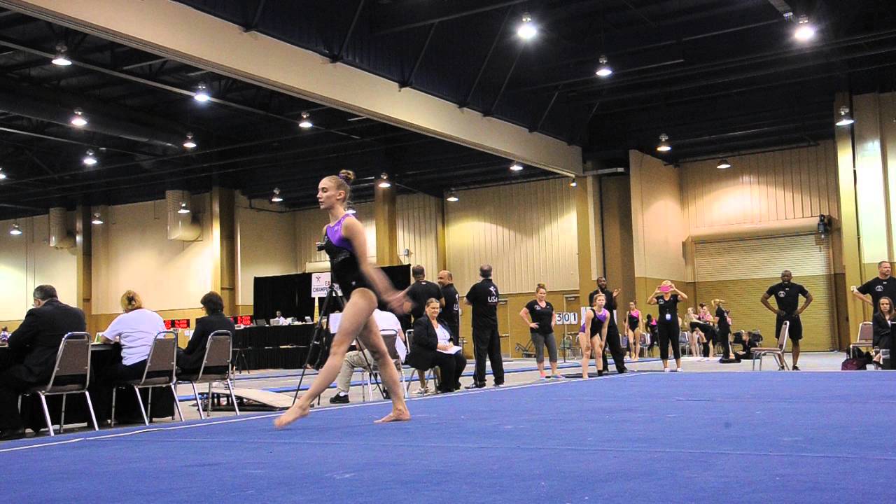 Caroline Warren Floor Routine - YouTube