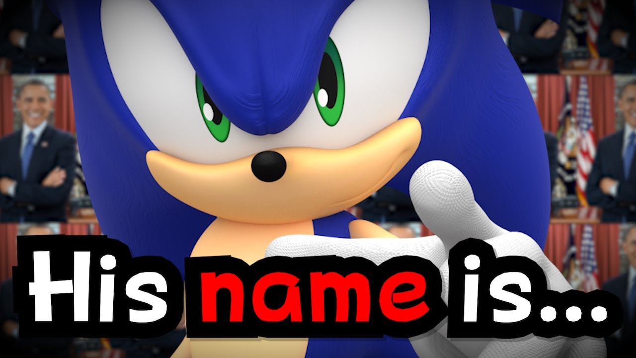 Sonic figures out Obama's last name - YouTube