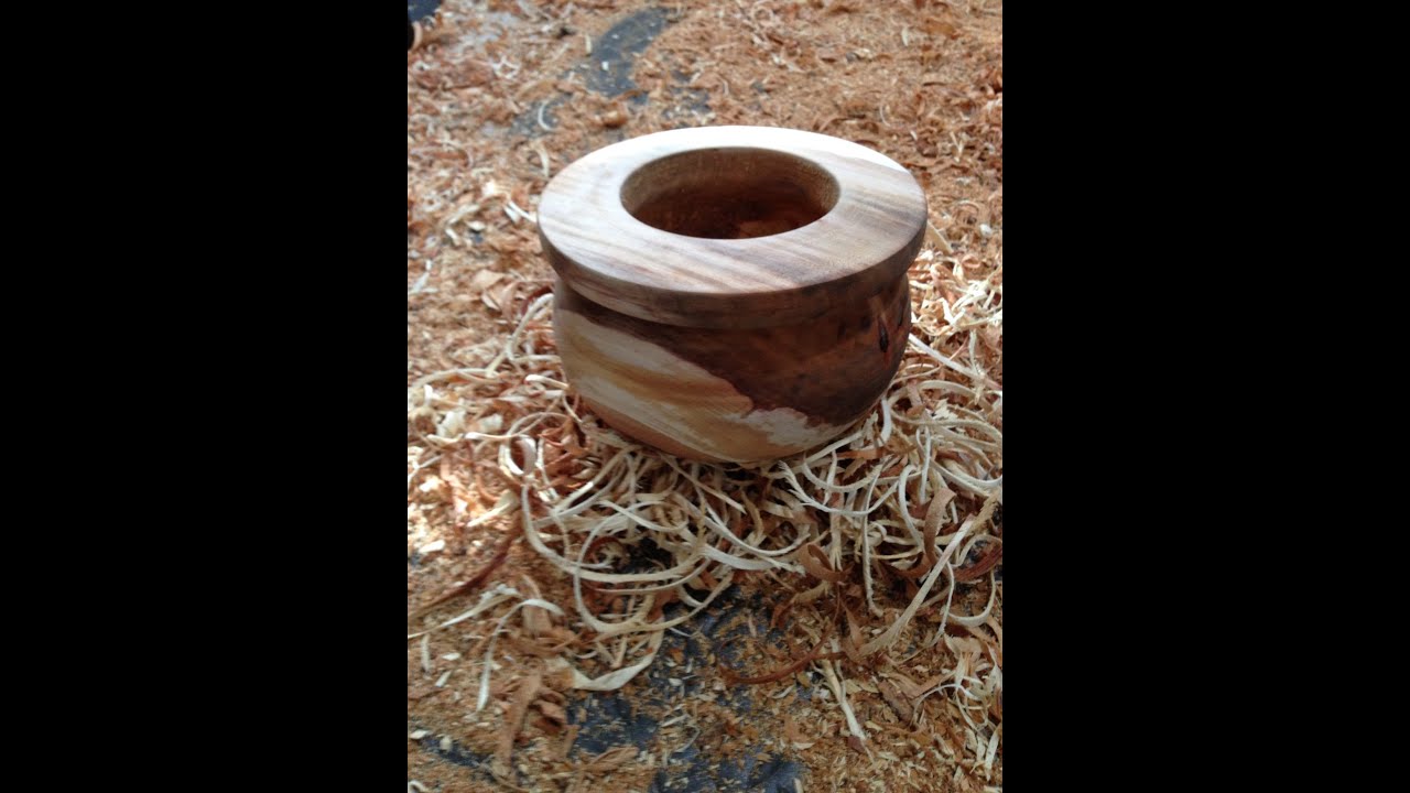 Wood Turning " Pot Project" - YouTube