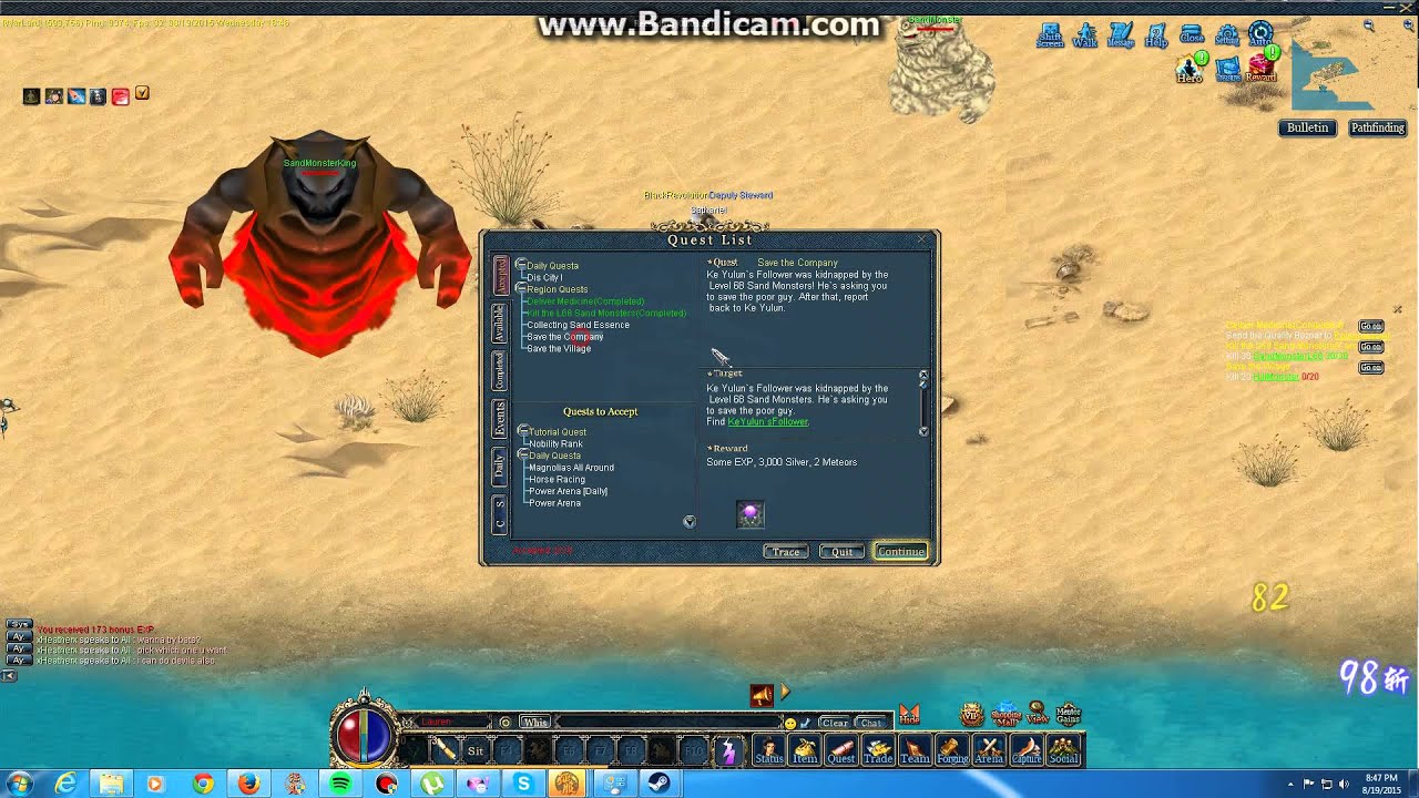 Conquer Online Desert Quests Part 1 - YouTube