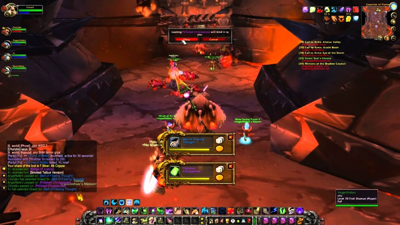 WoW Burning Crusade Dungeons - Shattered Halls Heroic - YouTube