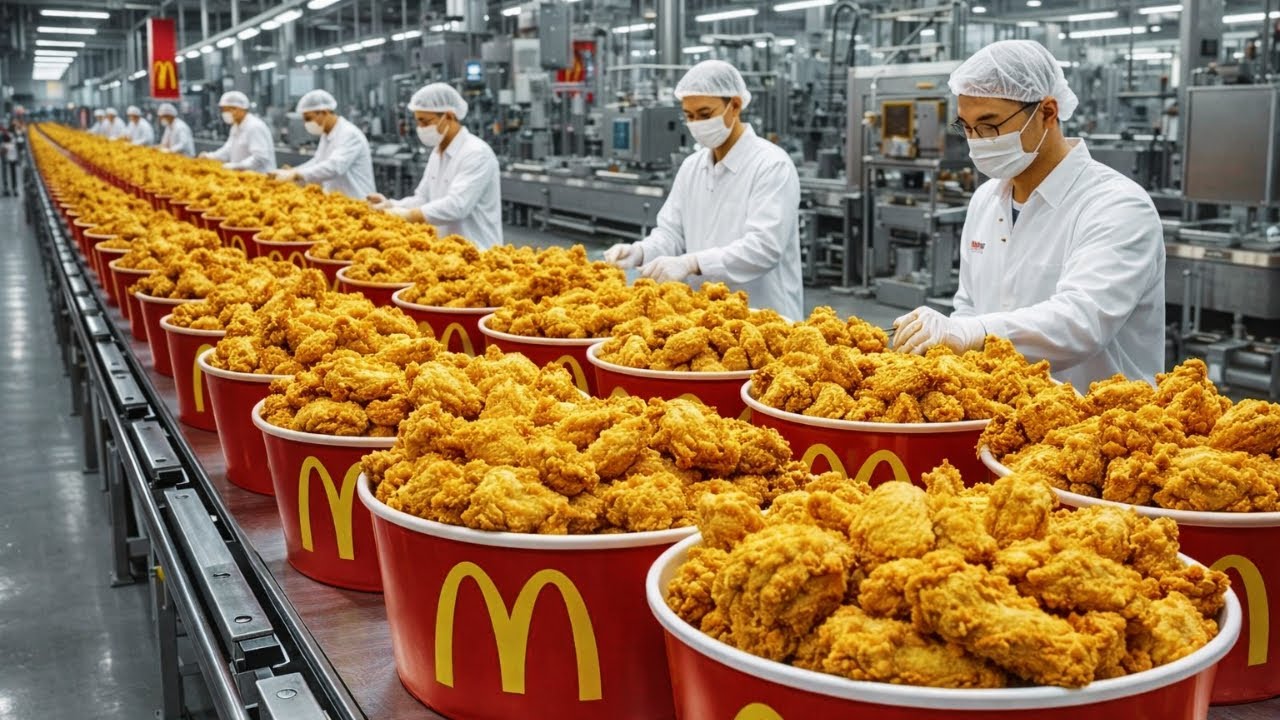 Inside A Chicken Nugget Factory | How Millions Of Nuggets Are Made ...