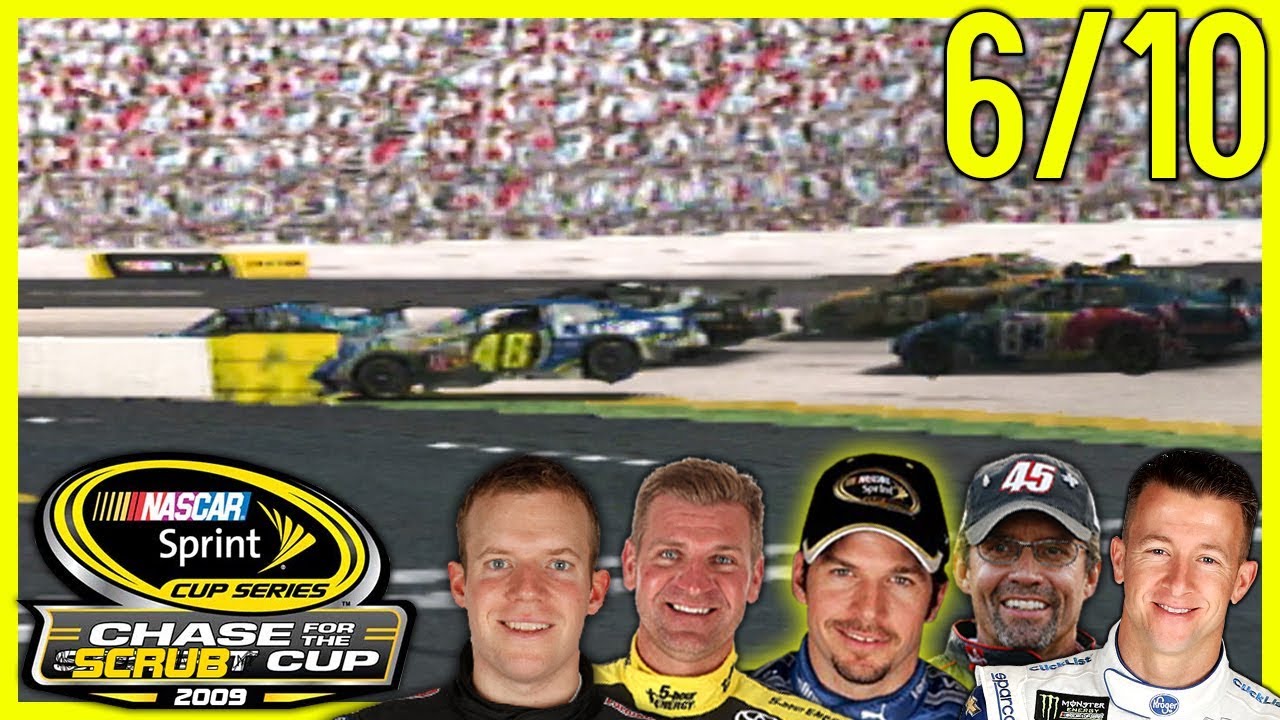 THE BARRELS STRIKE IN 2009 | NASCAR '09 Chase for the Scrub Cup |Race 6 ...