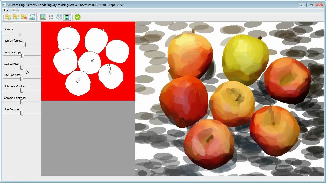 Customizing Painterly Rendering Styles Using Stroke Processes - YouTube