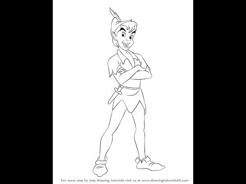 How to draw Peter Pan - YouTube