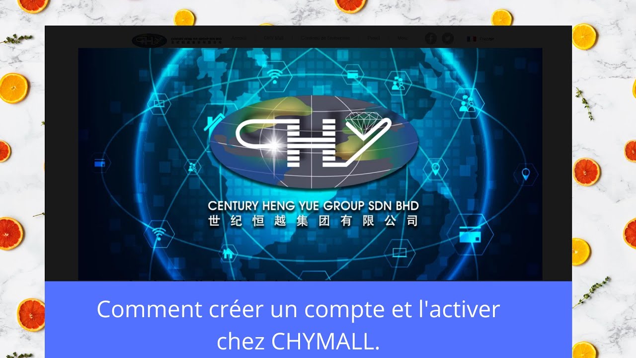 Comment créer un nouveau compte et l'activer sur CHYMALL? - YouTube