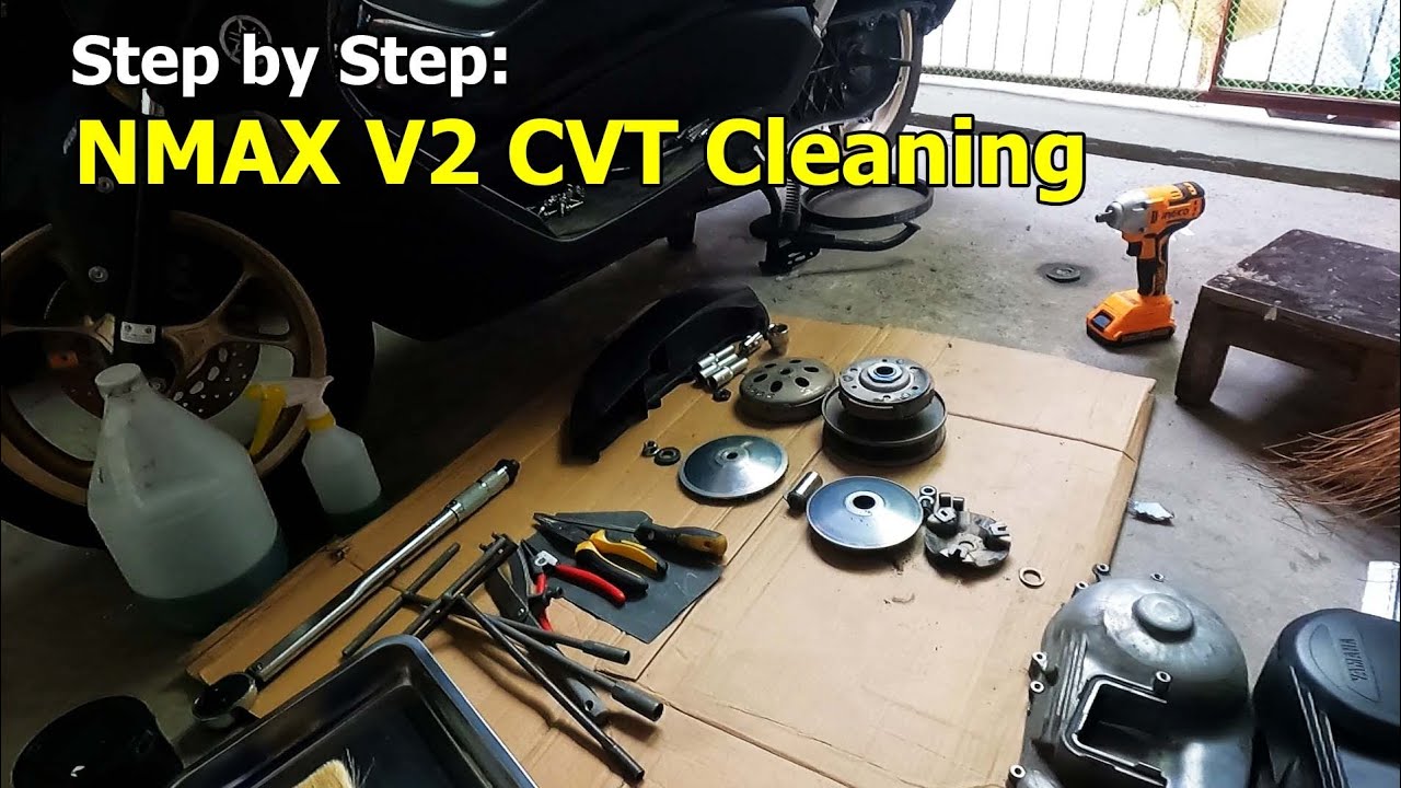 Step by Step CVT Cleaning of NMAX V2 | Linis Panggilid - YouTube