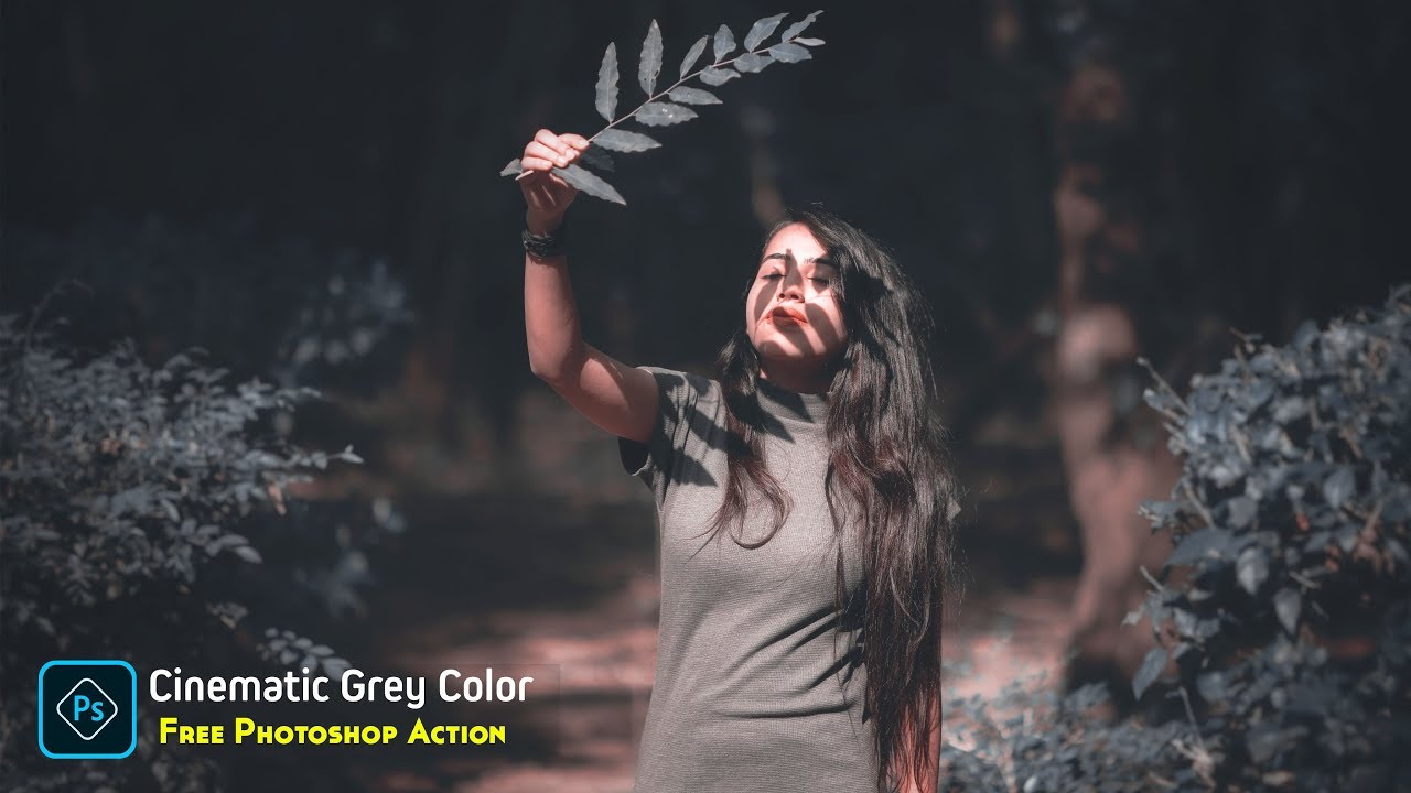 Cinematic Grey Color Grading Photoshop Tutorial – Free Photoshop Action ...