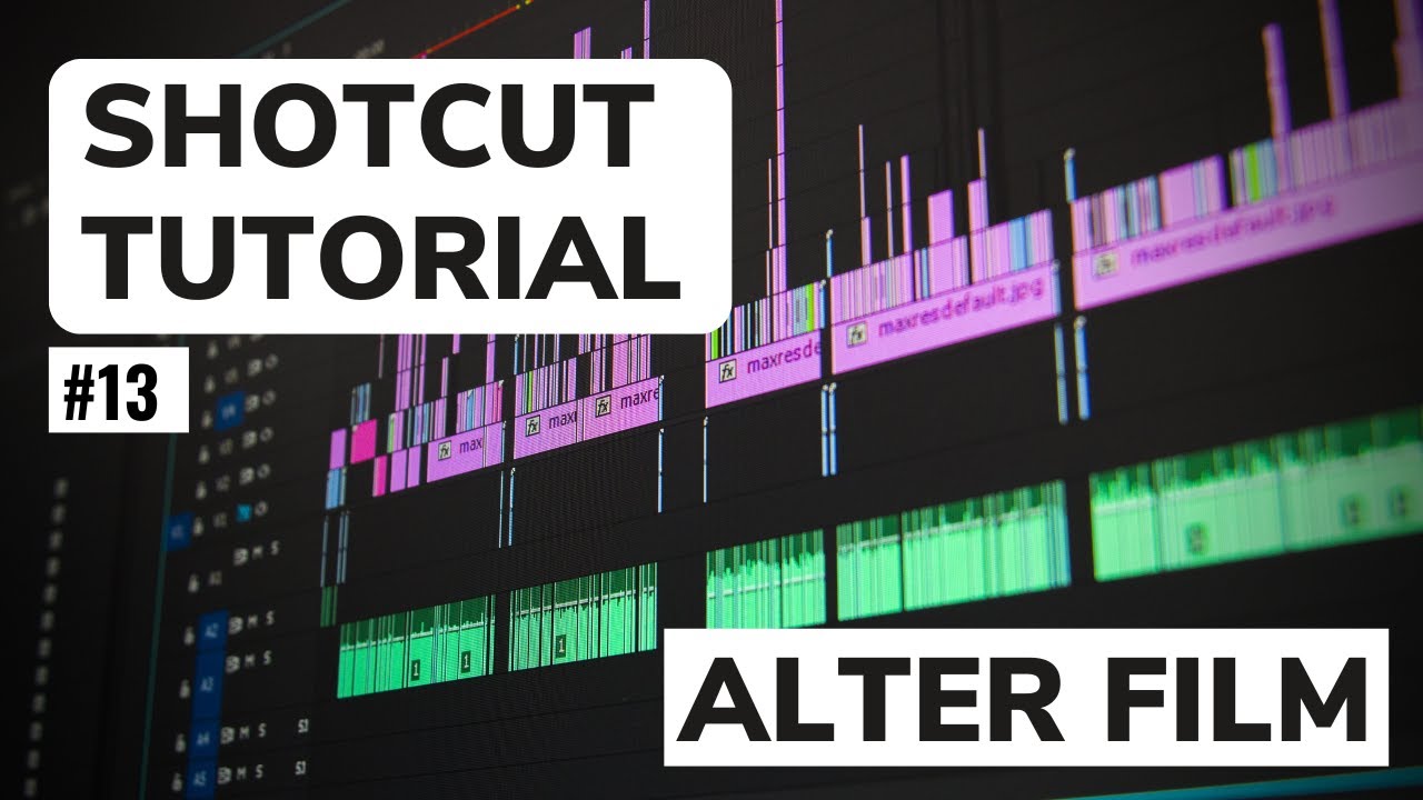 📺 Alter Film Effekt: Vintage und Nostalgie 📺 - Shotcut Tutorial #13 ...