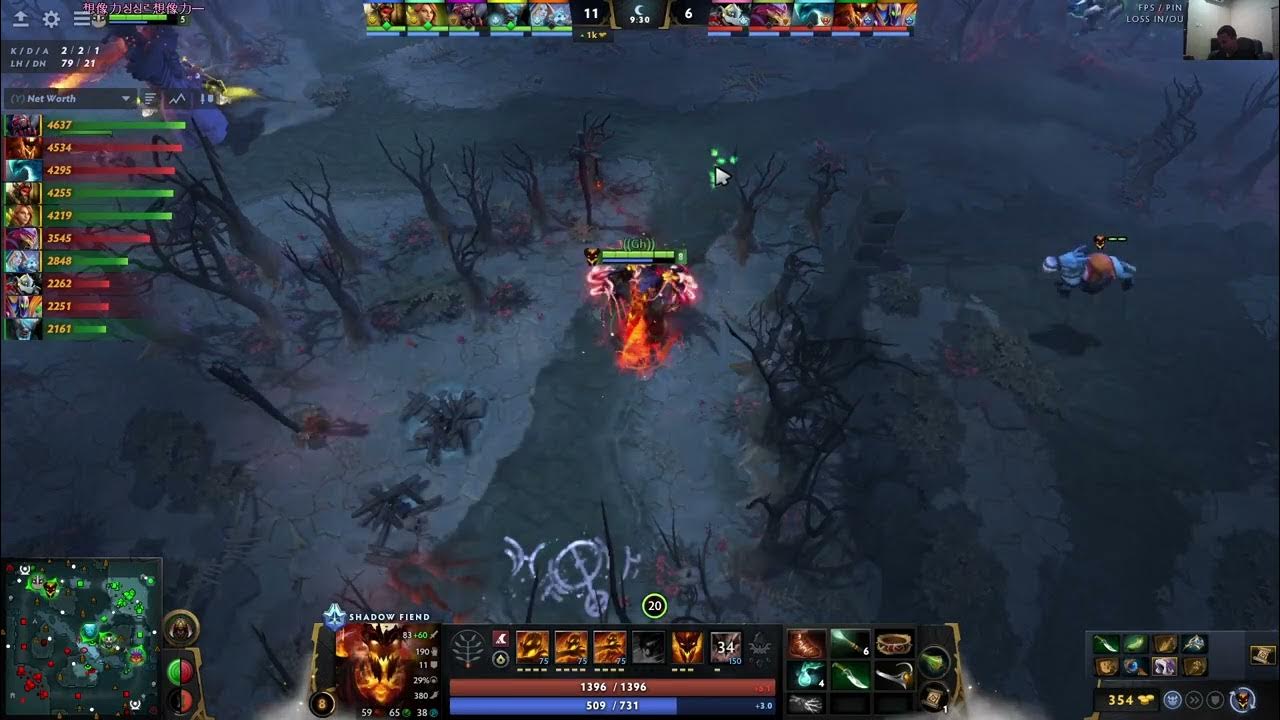 MIRACLE SHADOW FIEND HARD CARRY PERSPECTIVE - DOTA 2 PATCH 7.36B - YouTube