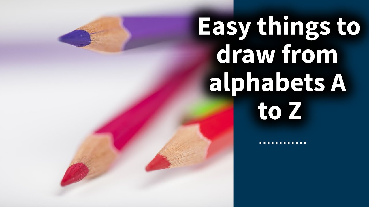 Day - 21, Alphabet U, How to start drawing for beginners, Learn to draw ...