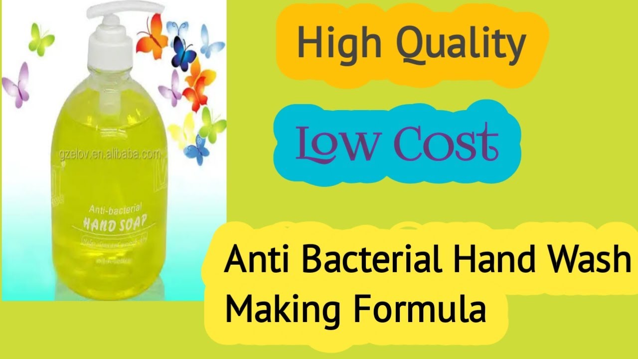 Anti Bacterial Liquid Hand Wash Making Formulation |DIY |Step By Step ...