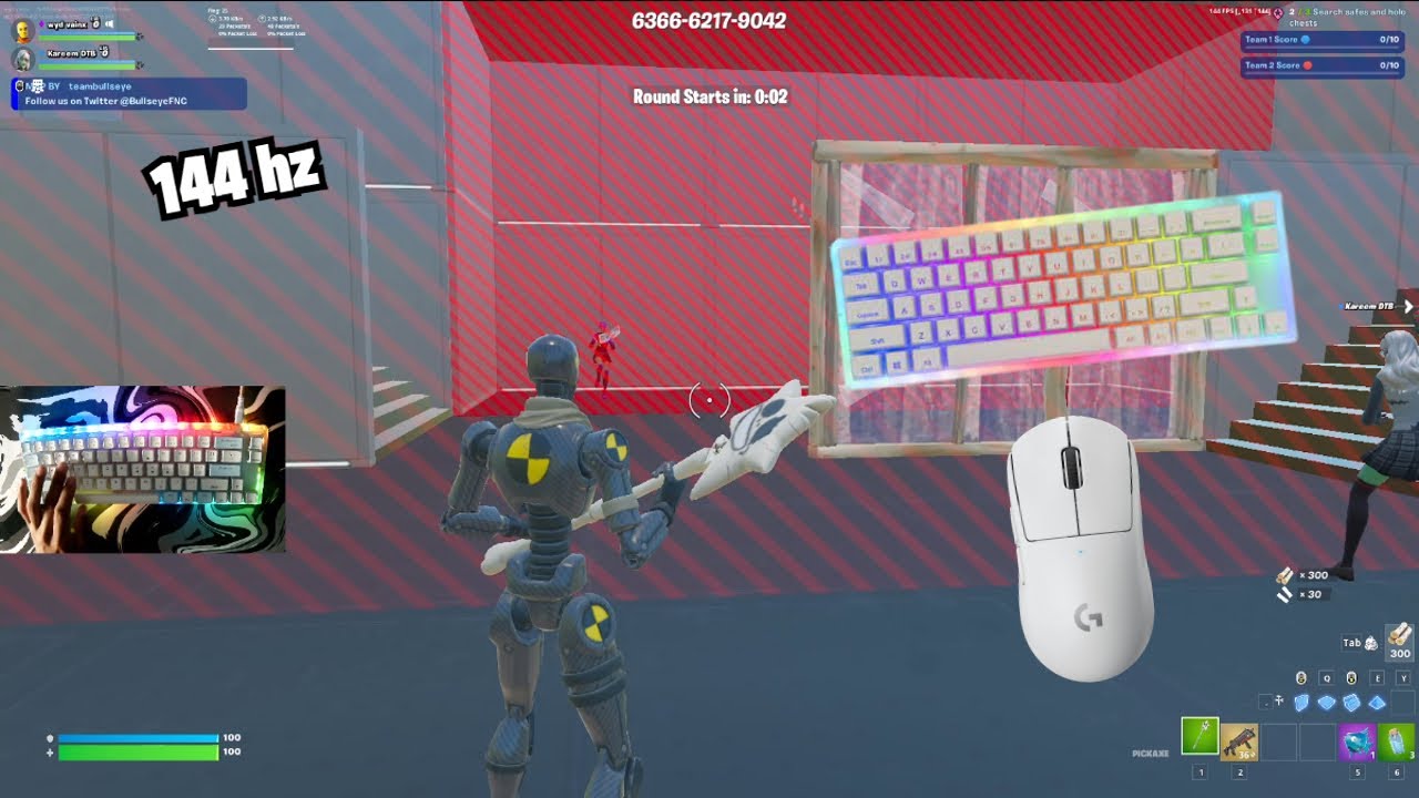 Womier K66 ASMR Chill 🤩 Satisfying Fortnite Keyboard & Mouse Sounds🎧 ...