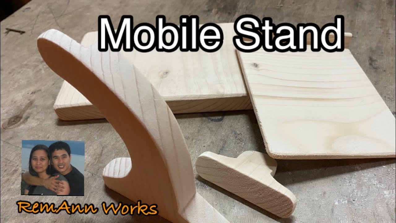 DIY#How to make adjustable mobile stand#Remann works - YouTube