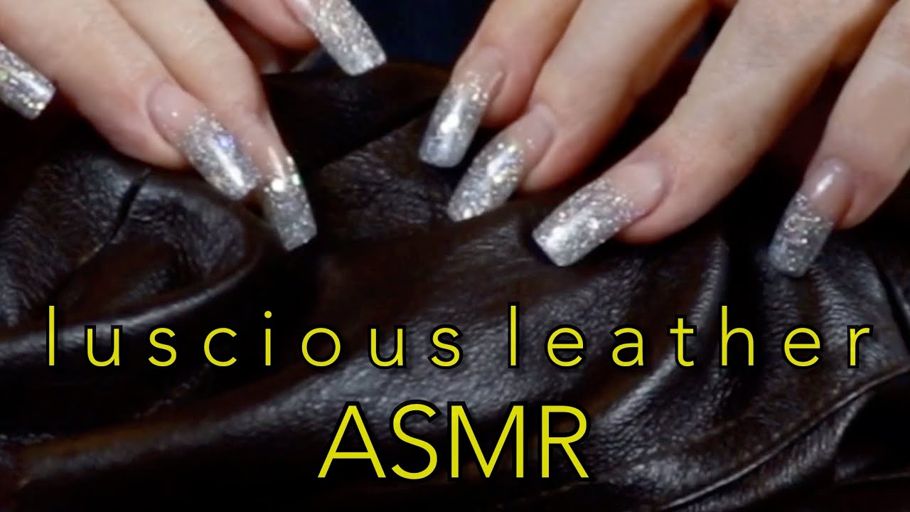 ASMR LUSCIOUS LEATHER JACKET | Super Relaxing Leather Sounds | For ...