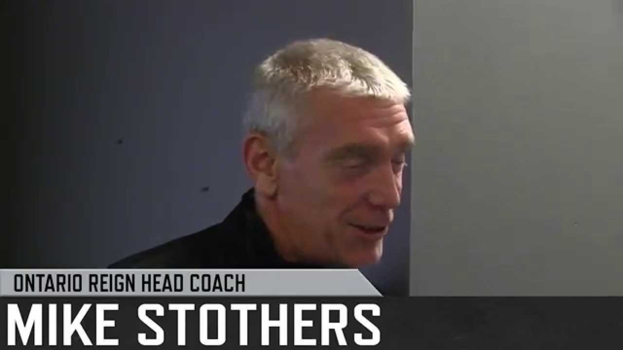 Ontario Reign - Head Coach Mike Stothers - 9/28/15 - YouTube