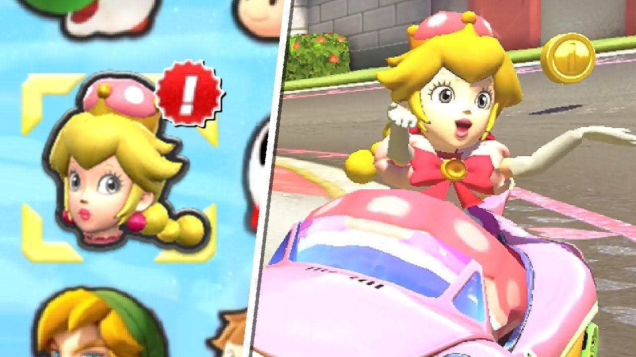 Play as Peachette in Mario Kart 8 Deluxe - YouTube