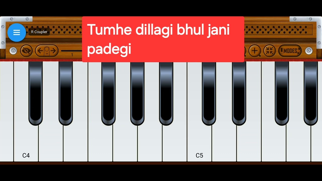 Tumhe dillagi bhul jani padegi 🥰🎸🎤| Harmonium pe kaise bjaye 🤔🎼🎵| # ...