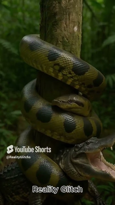 Alligator Fights to Escape Giant Snake’s Deadly Grip#shorts - YouTube