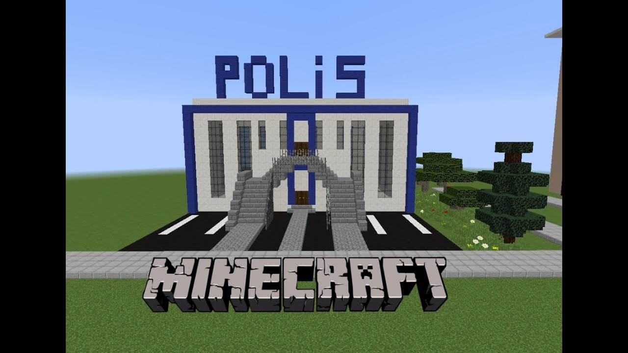 Minecraft: Polis Karakolu Yapımı - YouTube