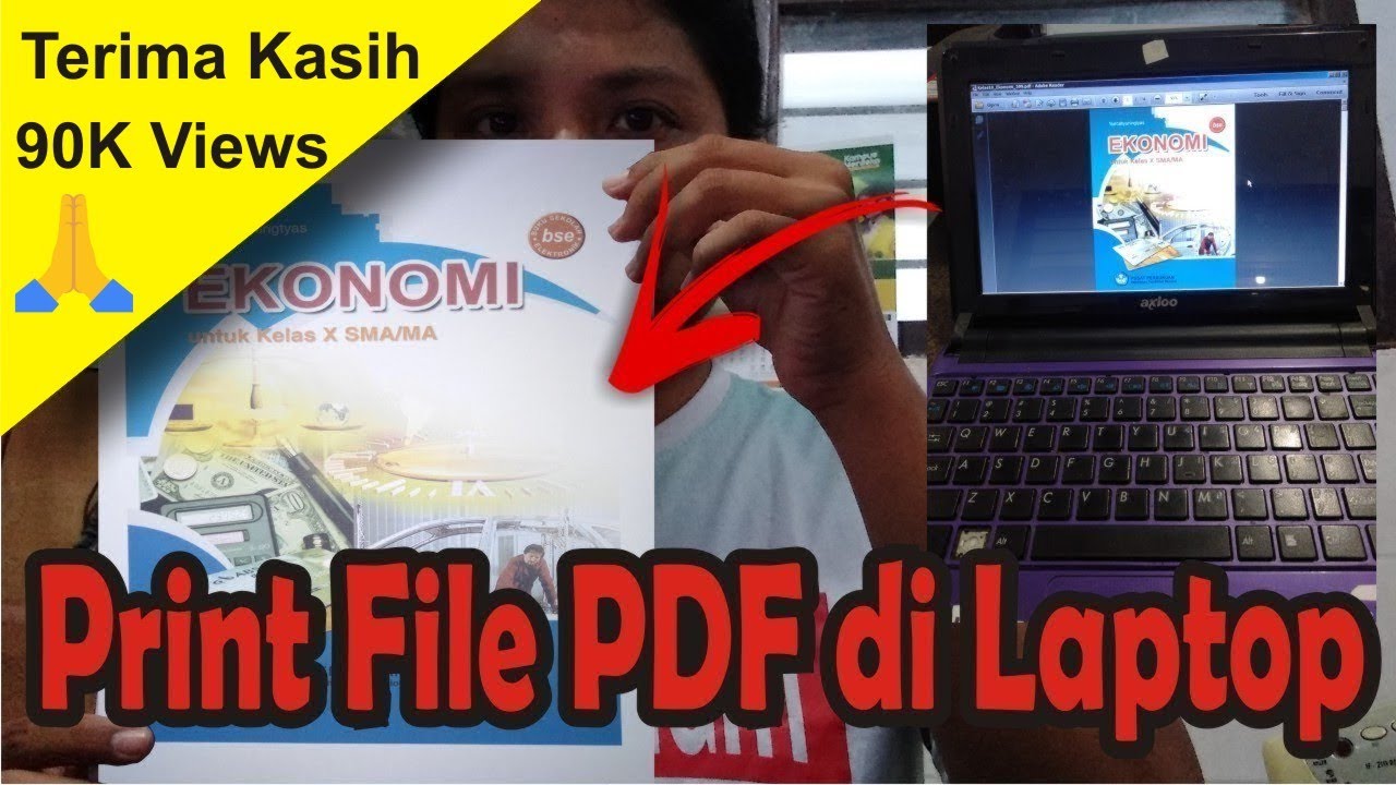 Cara Print File PDF di Laptop atau Komputer - YouTube