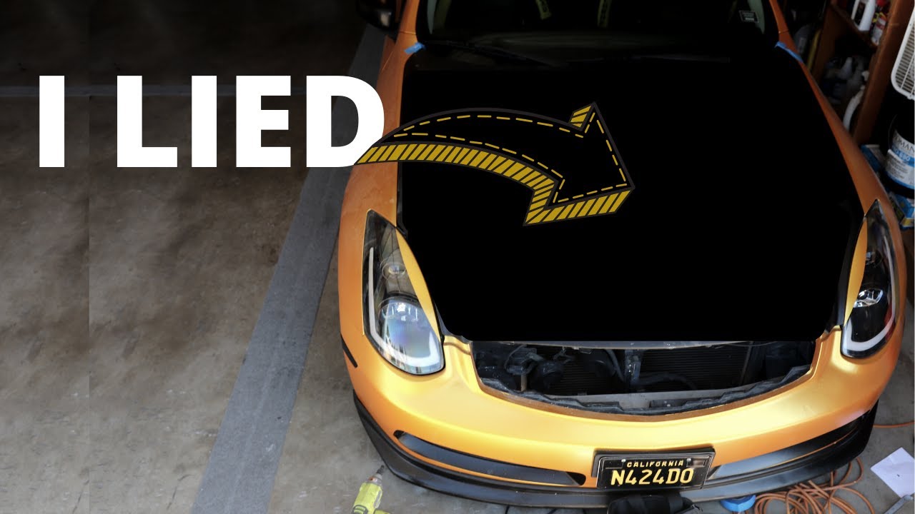 Here is my New G35 AMS hood ... - YouTube