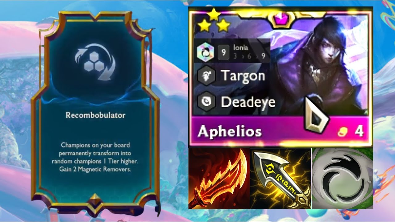 Recombobulator Aphelios 3 ⭐⭐⭐ 9 Ionia Youtube