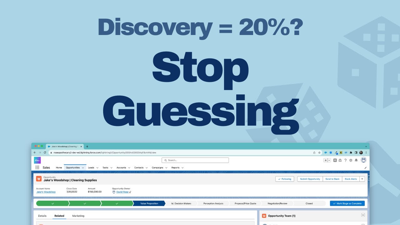 Fix Your Stage Probability in Salesforce - YouTube