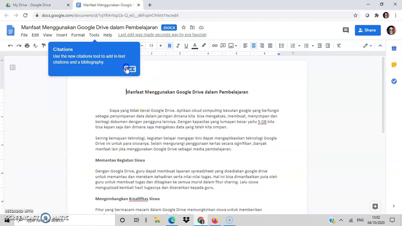 Berbagi File dan Folder serta Mengedit Bersama - YouTube