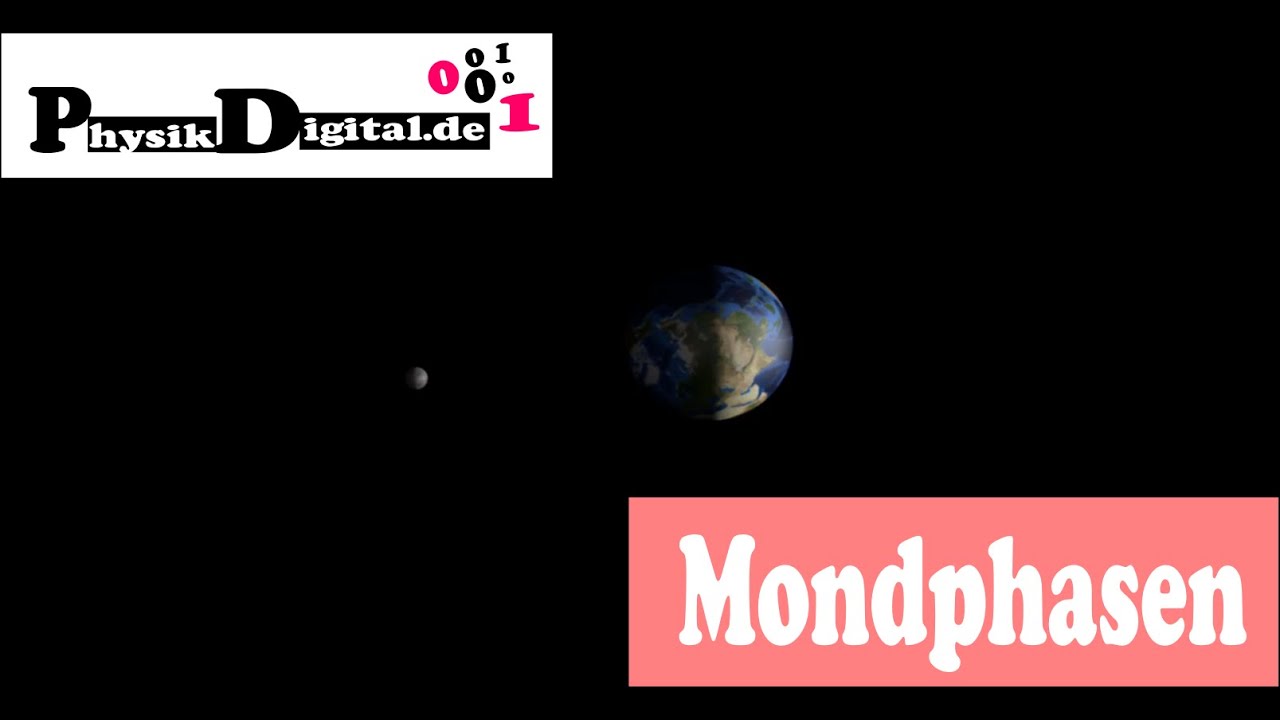Mondphasen - einfach und anschaulich erklärt - YouTube