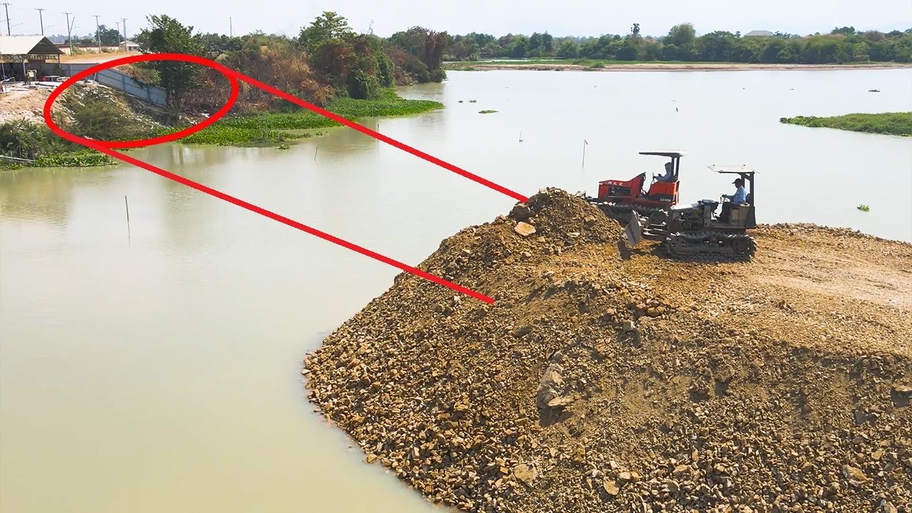 Perfect Action Never Before Build Clean Water System in Lake with ...