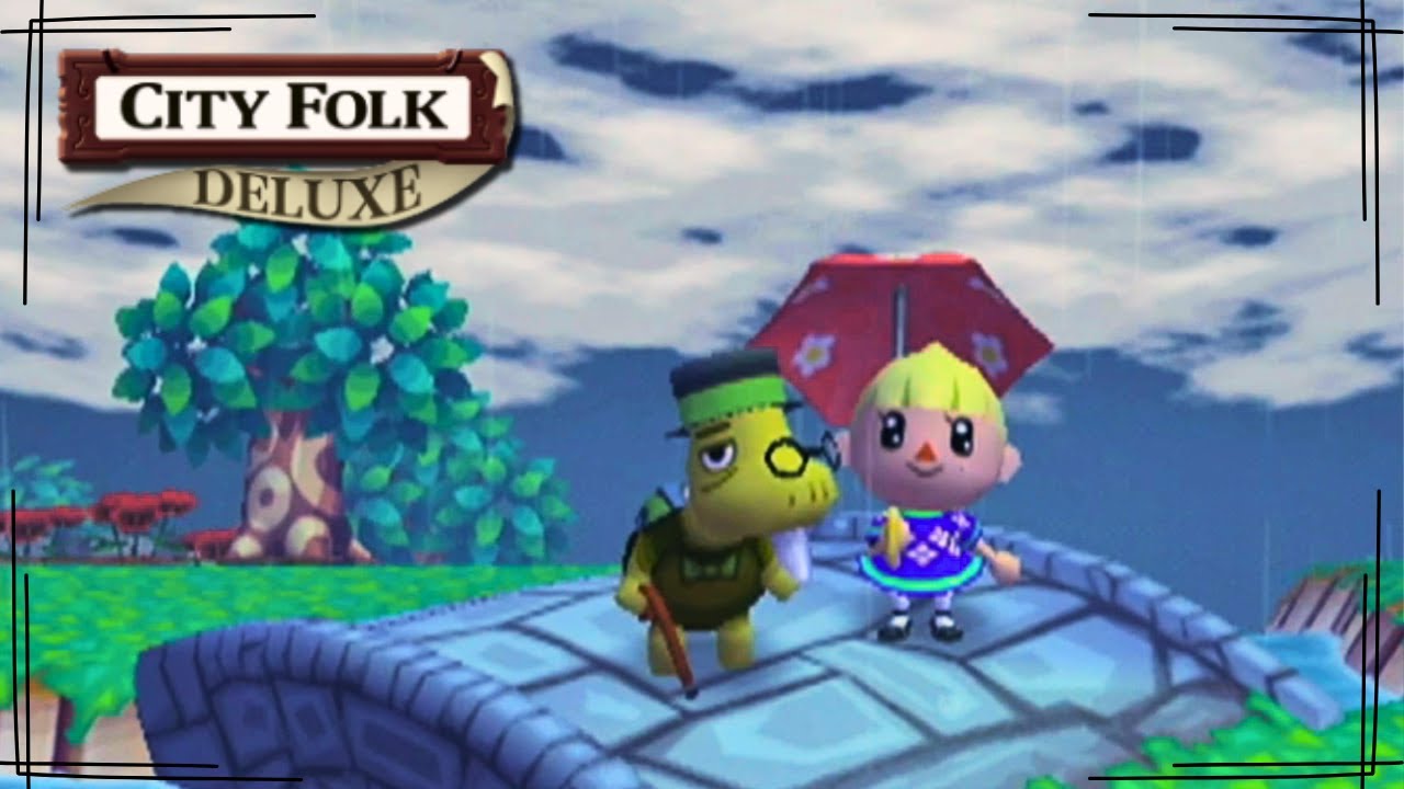 Fishing Under The Stars & Our New Bridge! | Animal Crossing City Folk ...