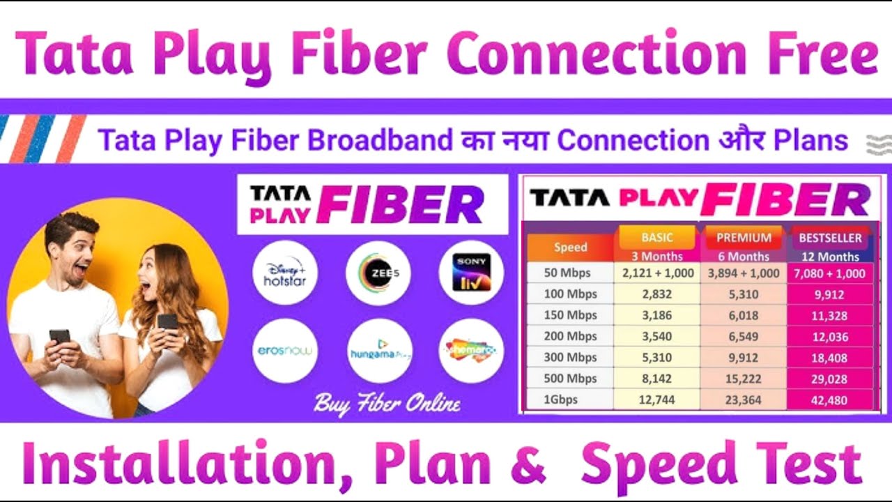 Tata Play Fiber Installation Free | Tata Play Fiber Plans | Get Tata ...