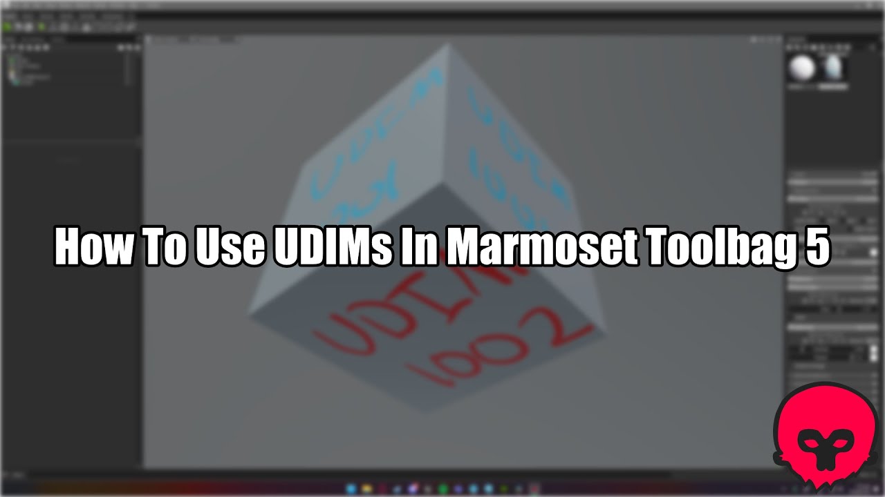 How To Utilize UDIMs In Marmoset Toolbag 5 - YouTube
