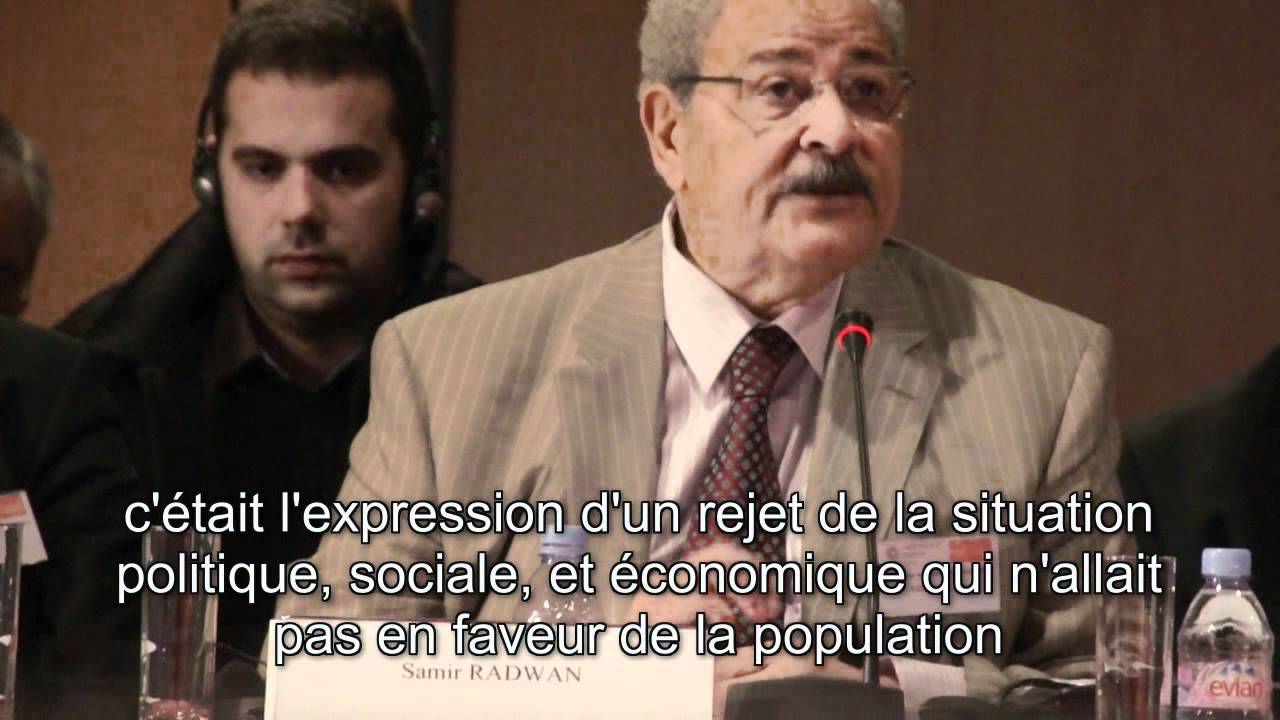 Discours de Radwan Samir au New Policy Forum 2011 à Montpellier - YouTube
