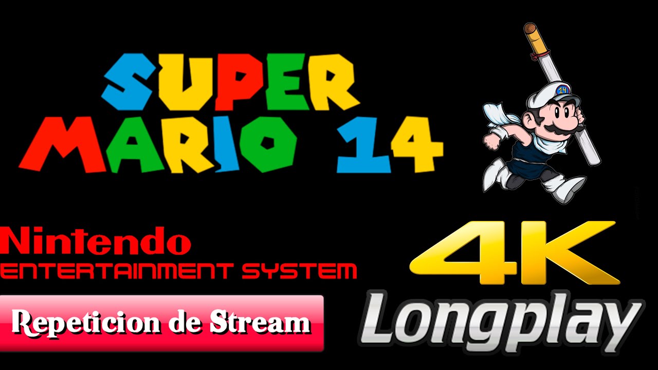 Super Mario 14 (Rom Hack) Nintendo Nes Longplay 4K - YouTube