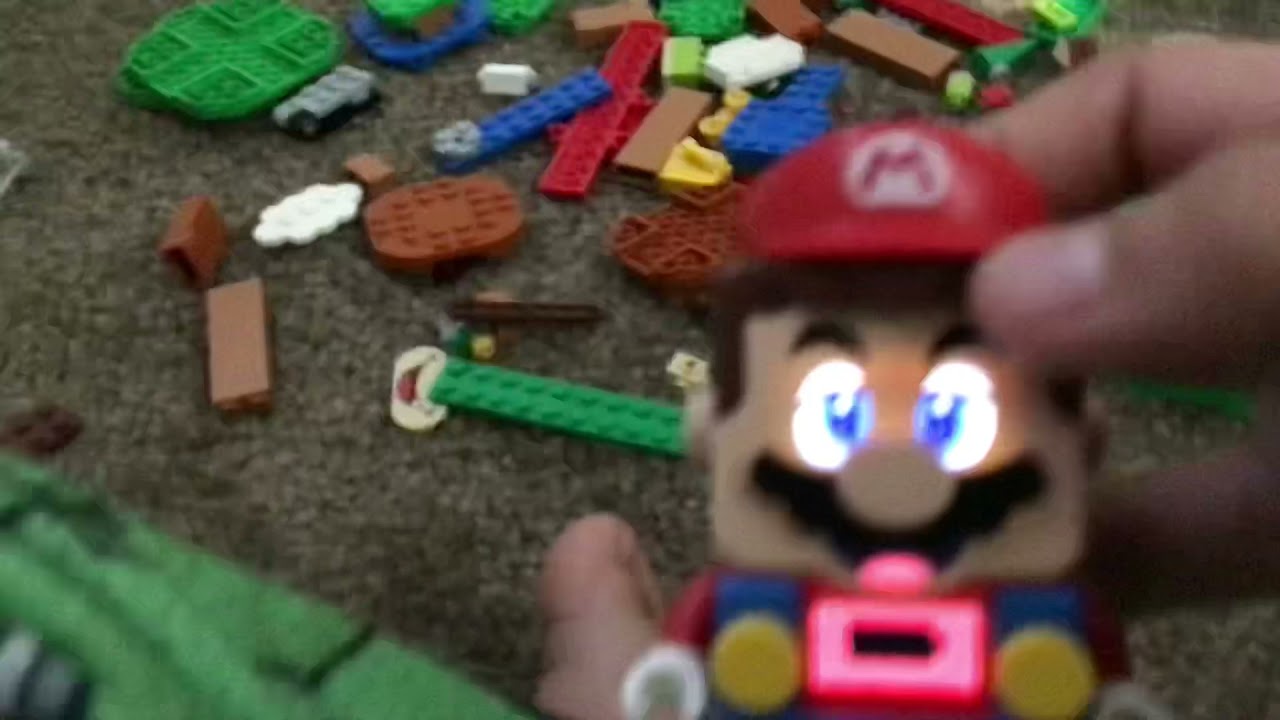 Low battery super Mario Lego - YouTube