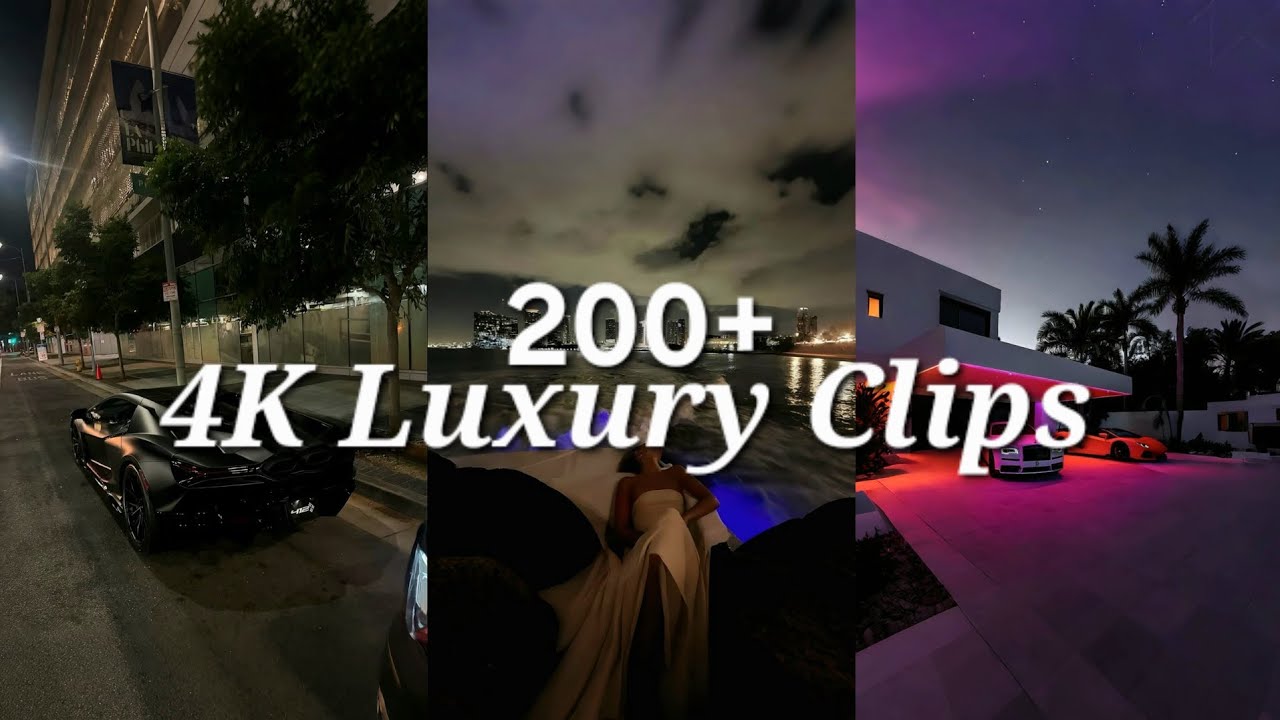 Free 4k Luxury Lifestyle Clips/Videos For Edits || No Copyright - YouTube
