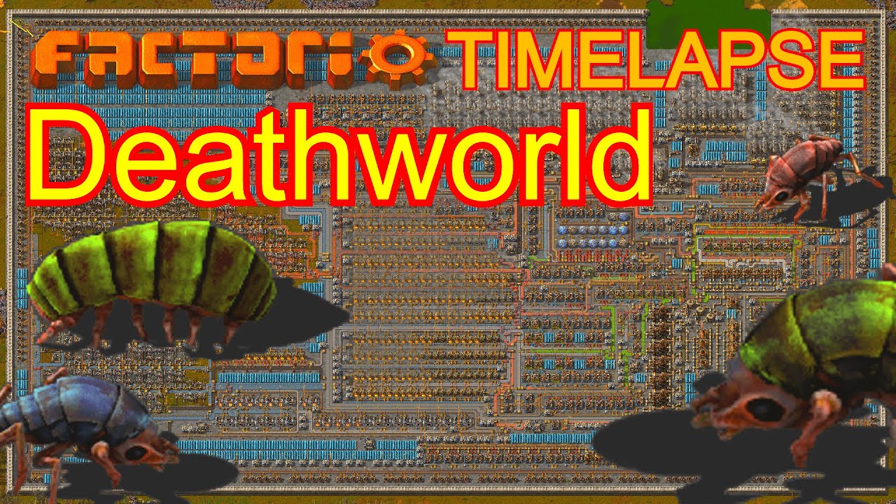Factorio Timelapse: Deathworld - YouTube