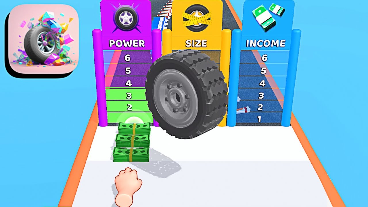 Tire Smash - All Levels Gameplay Android,ios (Part 1) - YouTube